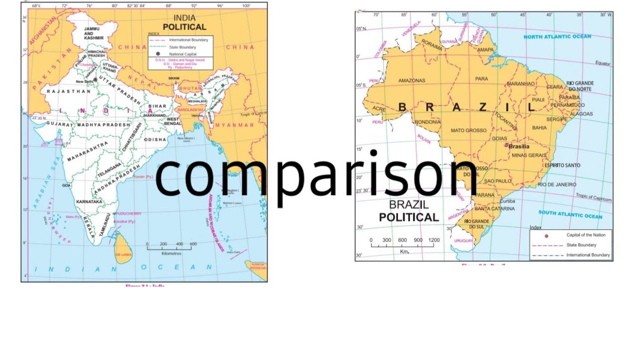 *COMPARISON BETWEEN BRAZIL AND INDIA LOCATION|BY KHUSH SHAH|PLEASE KNOW ...