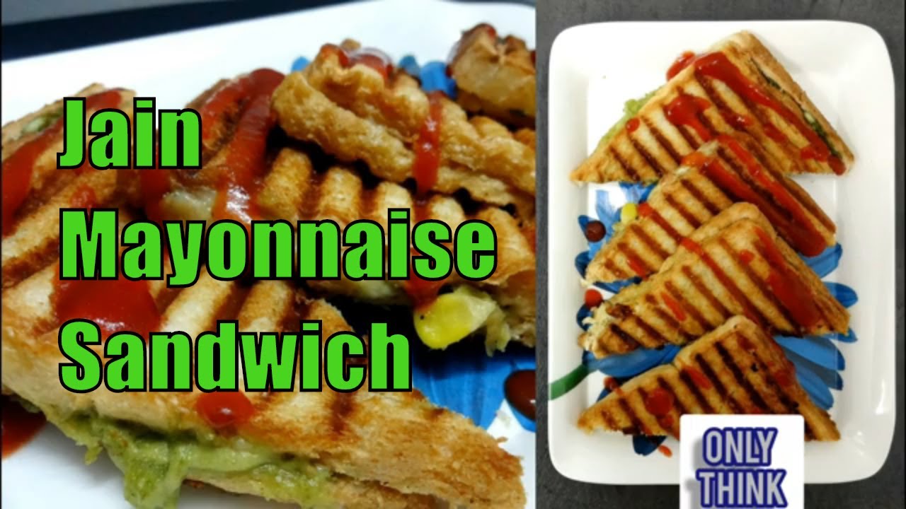 Mouthwatering Jain Cheese Myonize Grilled Sandwich | Vegetarian Delight ...