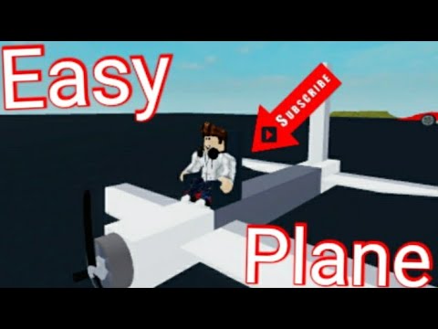 How To Build Easy Plane In Plane Crazy - YouTube