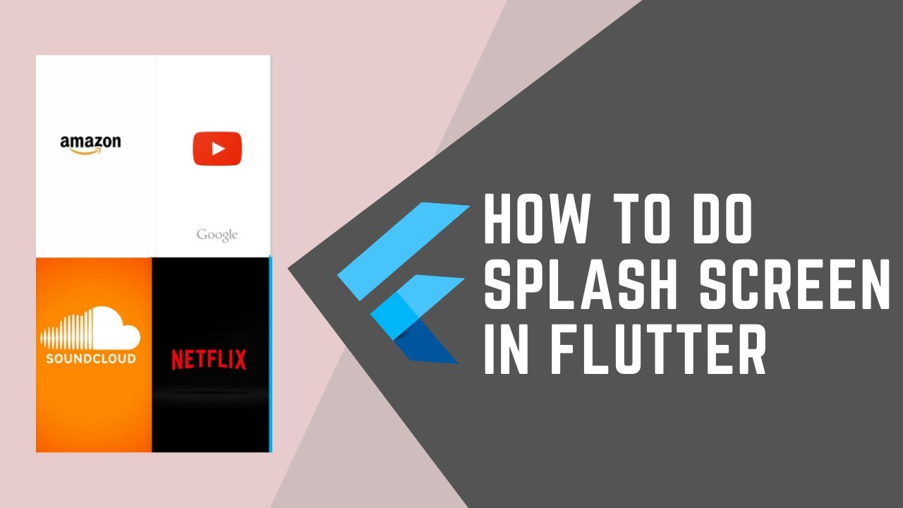 Splash Screen In Flutter App Development Flutter With Jookate Youtube