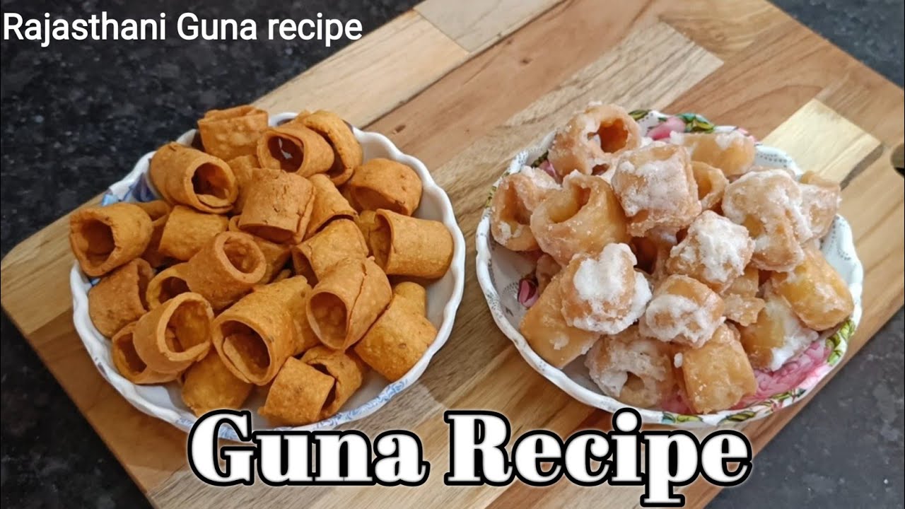 Guna recipe | Gangaur festive special guna recipe | राजस्थानी गुने ...