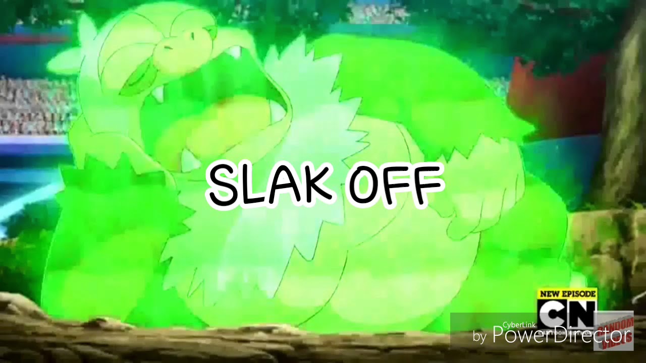 Pokemon slaking attacks - YouTube