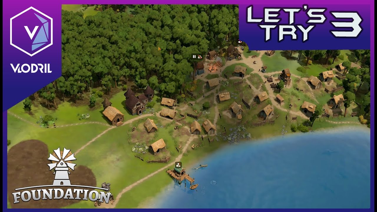 Let's Try - Foundation Episode 3 │ Farms, Blocked Woodcutters & Wrap-Up ...