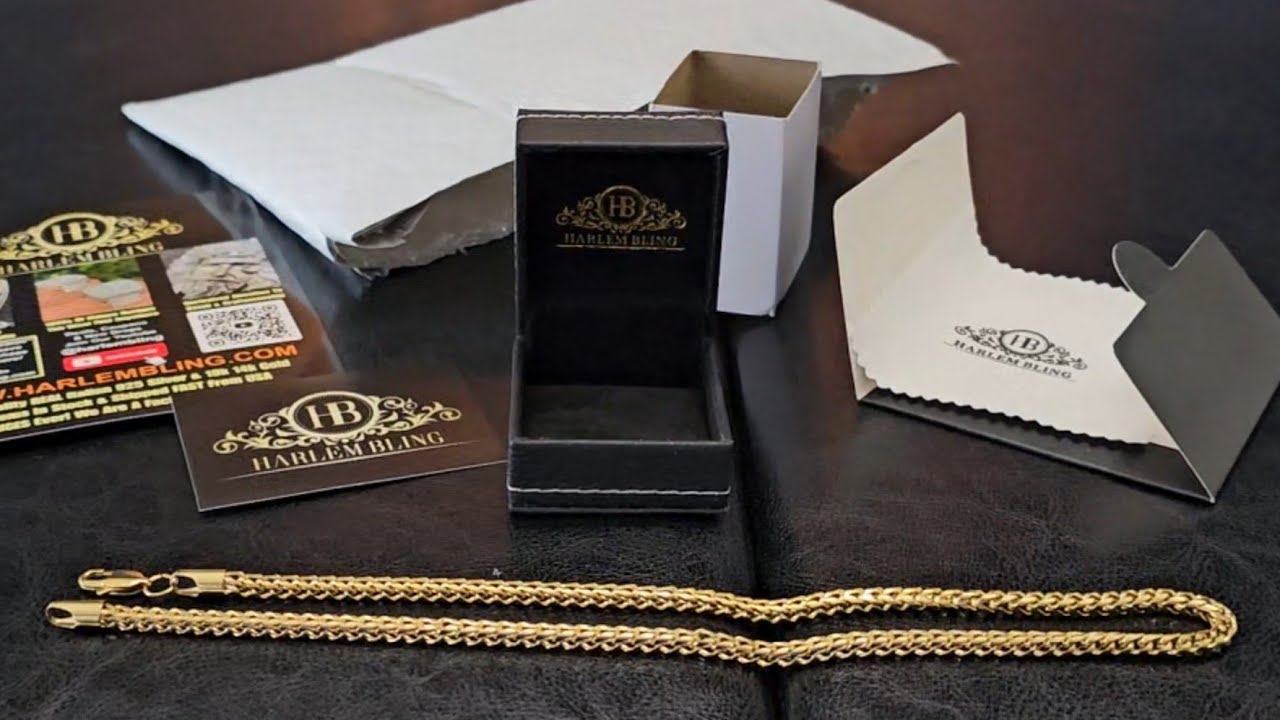 Harlem Bling Stainless Steel Plated 4mm Franco - YouTube