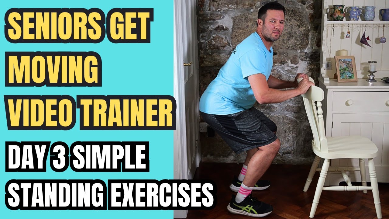 Simple Standing Exercises for Seniors - Strength & Balance Workout ...