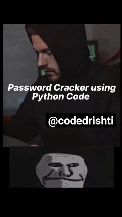 How To Crack Password Using Python Code Shorts Python Pythonhacks Youtube