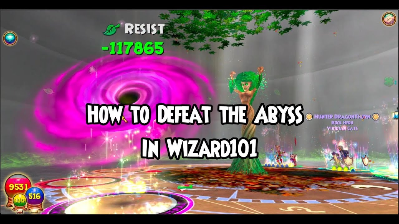 How to Defeat the Abyss Boss in Wizard101 - YouTube