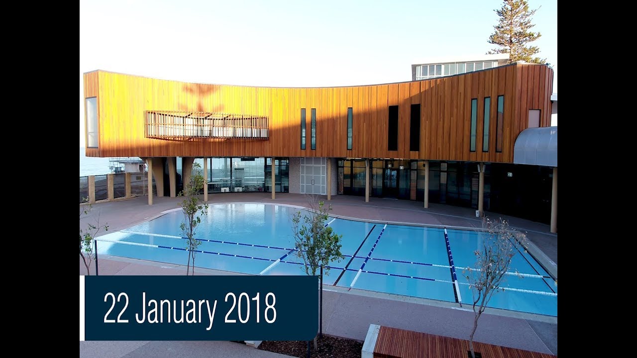 Time-lapse transformation of Scarborough Beach Pool - YouTube