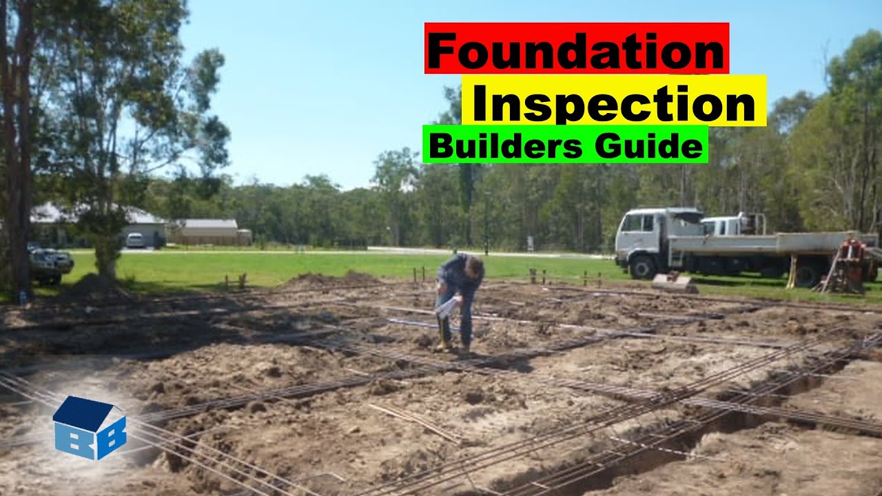 What a Building Inspector Checks on a Foundation Inspection - YouTube