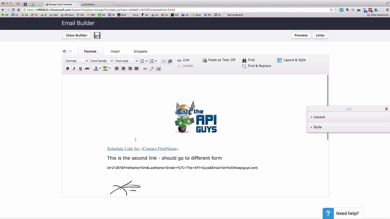 Send Email To Staff But Link To Contact - YouTube