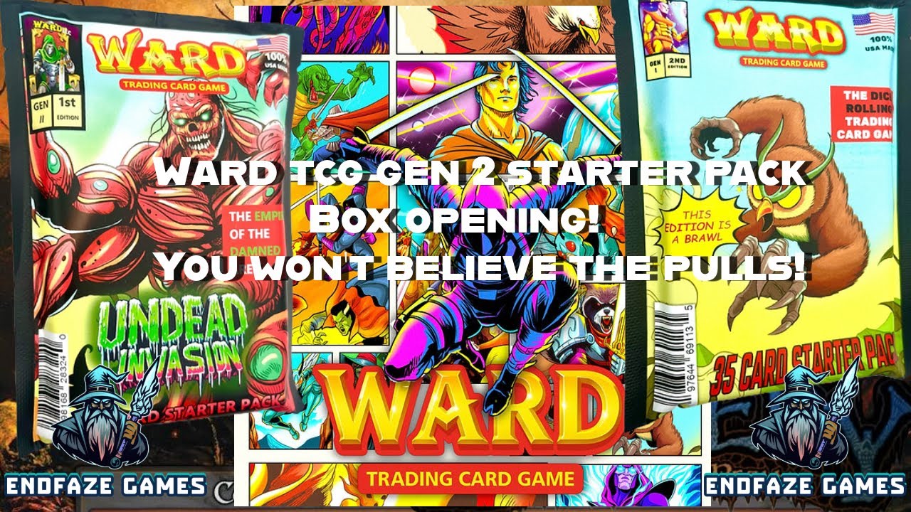 Ward TCG Undead Invasion Starter Pack Box Opening with EndFaze Games ...