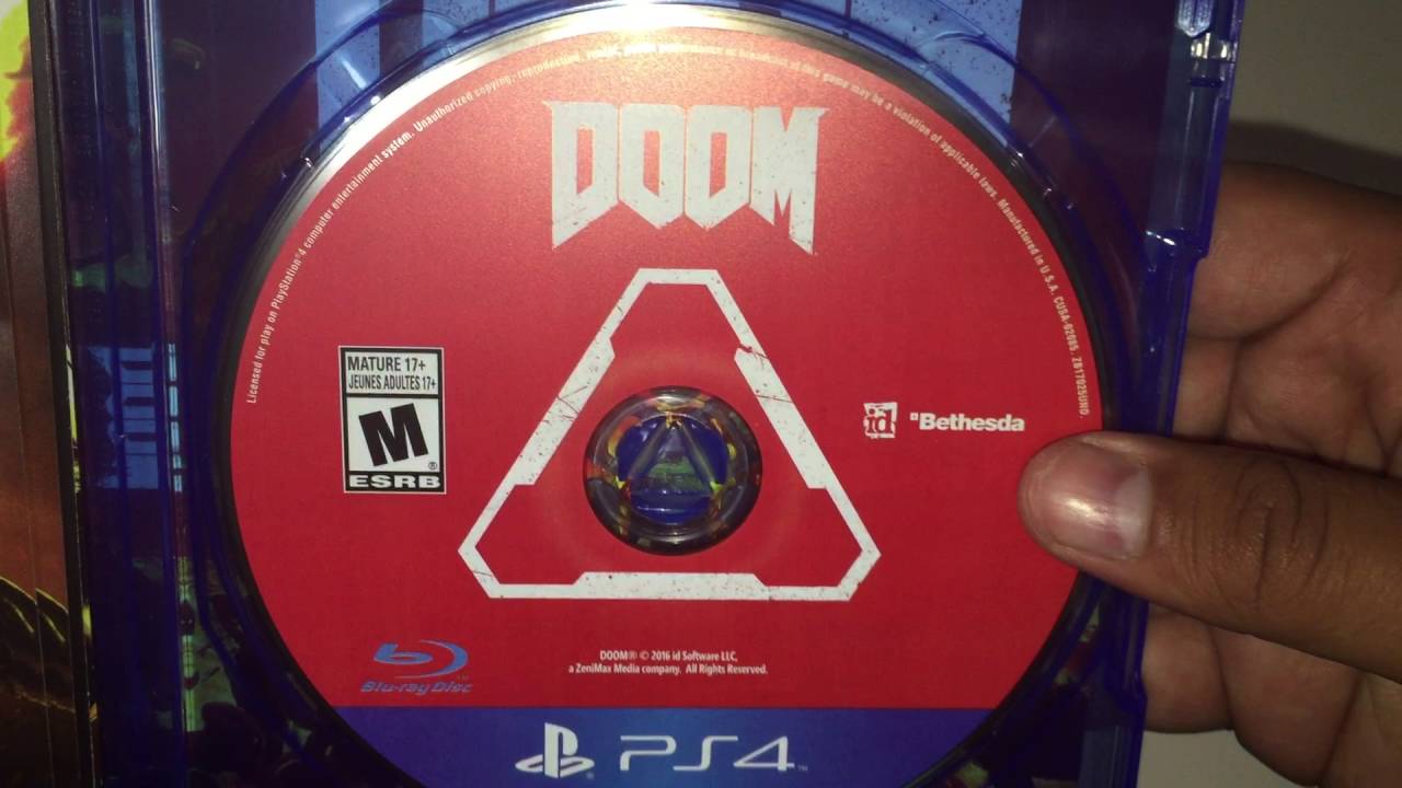 Doom 2016 PS4 Unboxing HD - YouTube