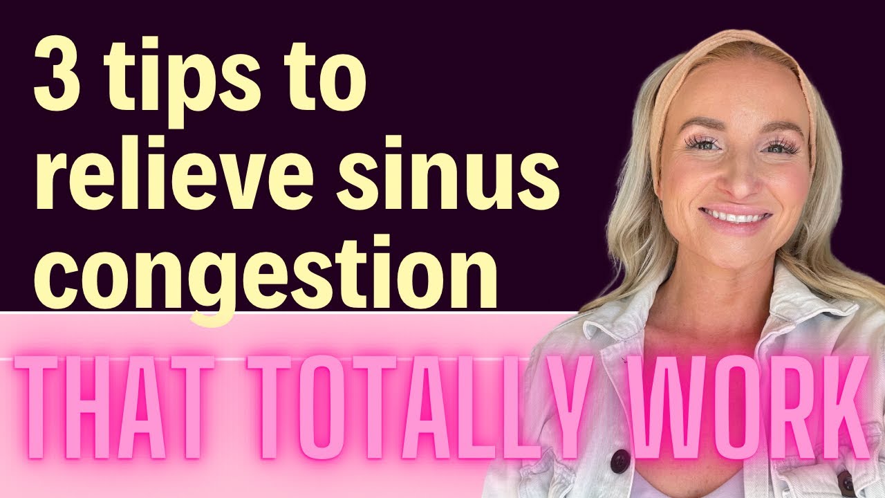 3 tips to relieve your sinuses - YouTube