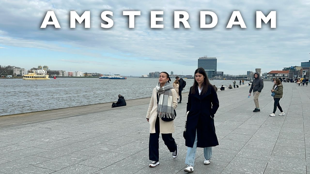Iconic Amsterdam | Walking Along The IJ River | Perfect View Of ...