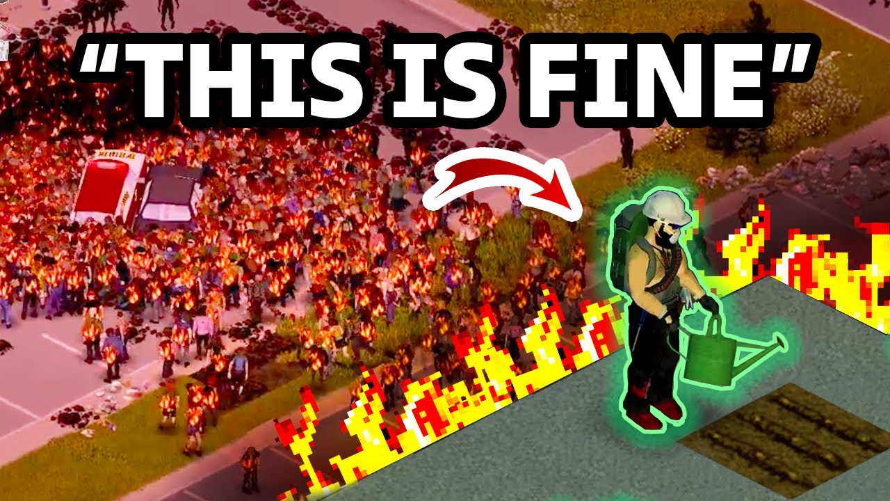 I'm Rooftop Farming While Everything Burns #projectzomboid - YouTube