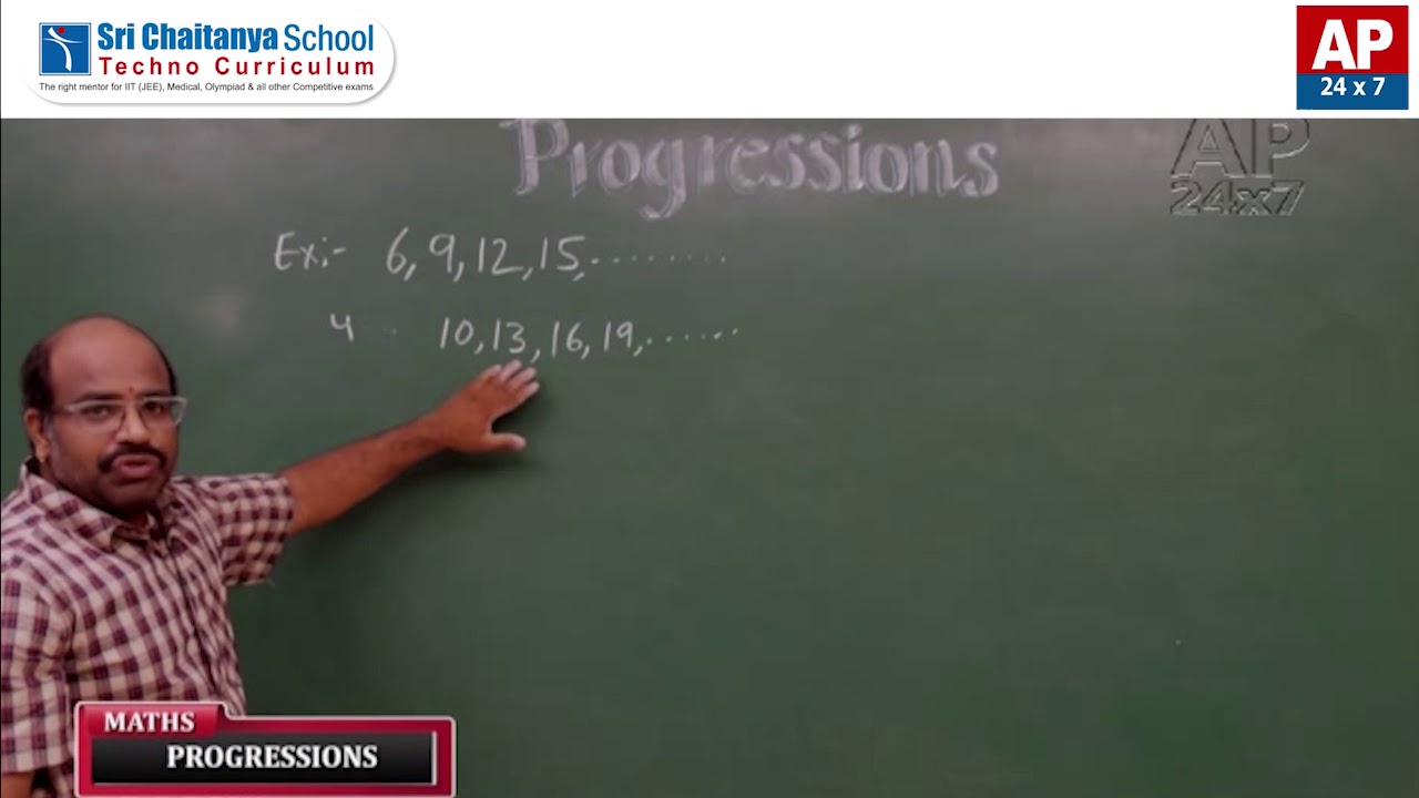 SCTS | HS_Digital Classroom | Maths | Maths Progressions Part - 1 - YouTube