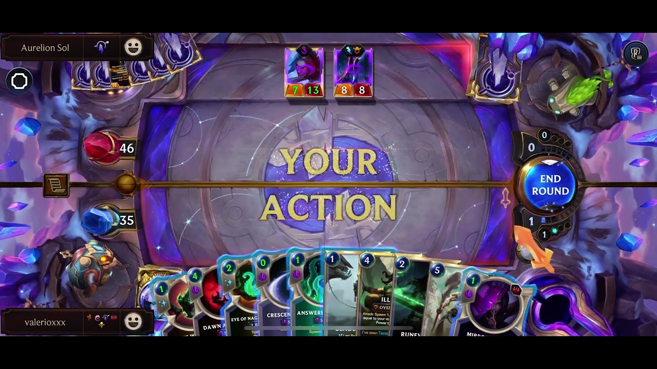 Legends of Runeterra - PoC- beating Aurelion Sol first time with Illaoi - YouTube