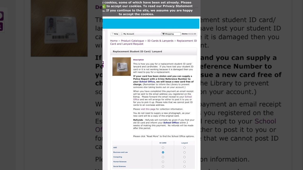 Replace student card if you lost - YouTube
