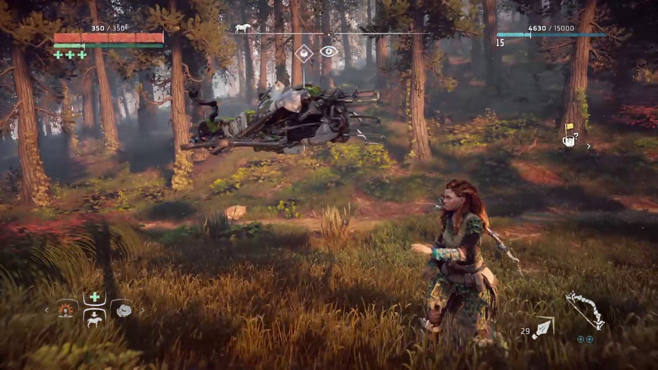 Horizon Zero Dawn - Floating Grazer - YouTube