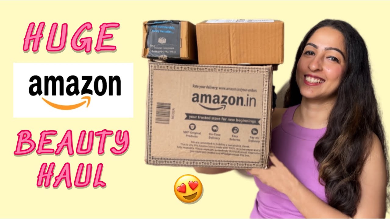 HUGE AMAZON MAKEUP, SKINCARE & HAIRCARE HAUL | AFFORDABLE MAKEUP AMAZON ...