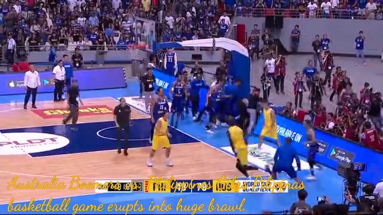 Australia Boomers vs. Philippines Gilas Pilipinas basketball game ...