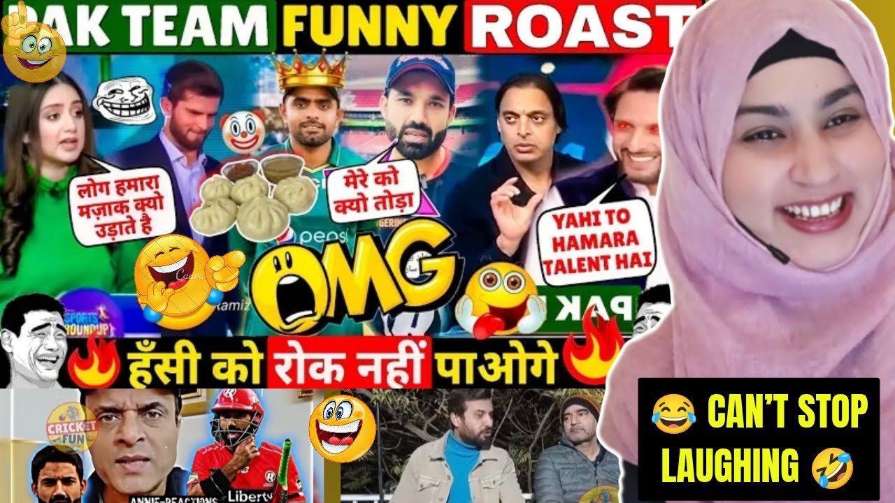 Reacts To 😂 PAK TEAM FULL COMEDY MODE! 🔥 Babar Azam Funny Moments | Try ...