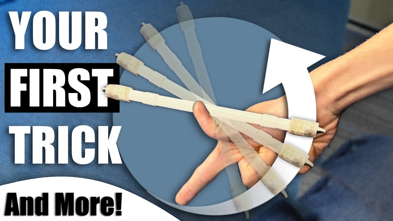 Your FIRST Pen Spinning Trick (BEGINNER GUIDE) - YouTube