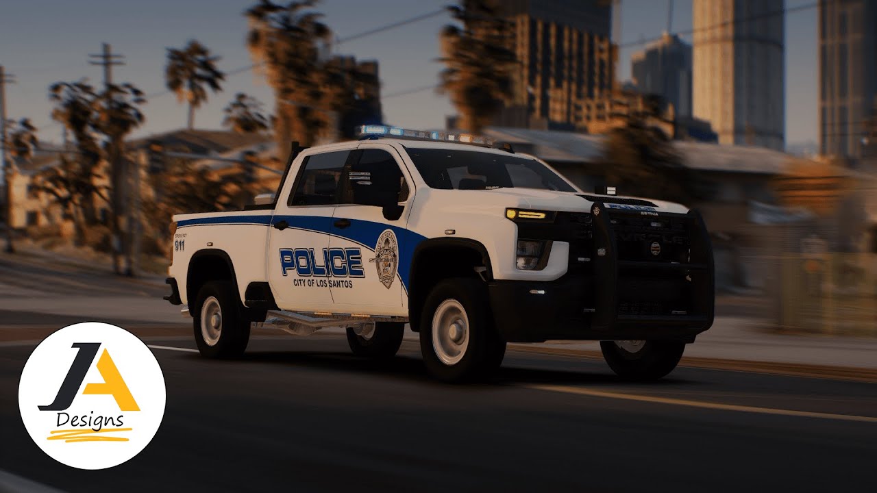 2022 Offroad Police Truck | JA Designs - YouTube