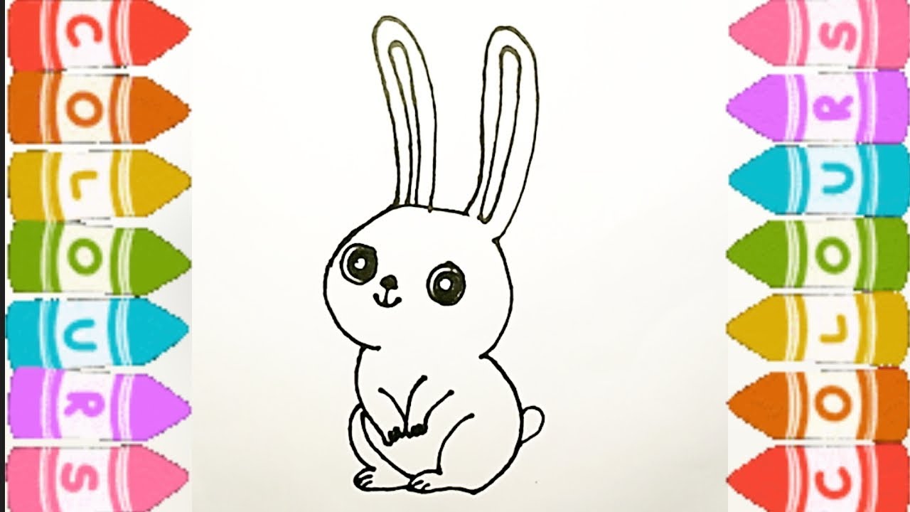 How to draw a Rabbit | drawing | colloring | painting | playing . - YouTube