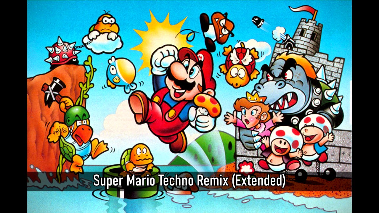 HtheB / Firestorm - Super Mario Techno Remix (Extended) - YouTube