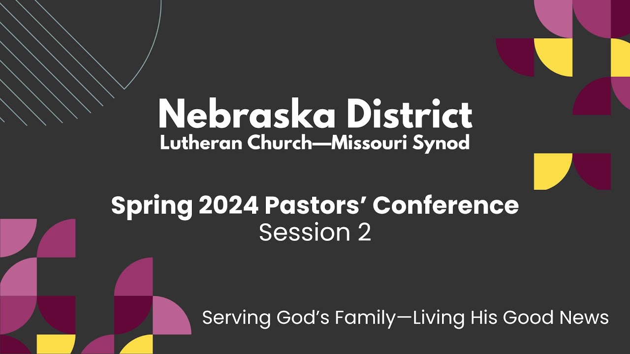 Spring Pastors' Conference 2024, Session 2 - YouTube