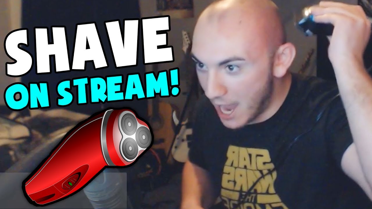 Shaving My Head On Stream... - YouTube
