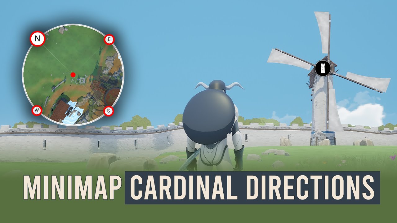 Unreal Mini map System - Cardinal Directions - Unreal Engine 5 Action ...