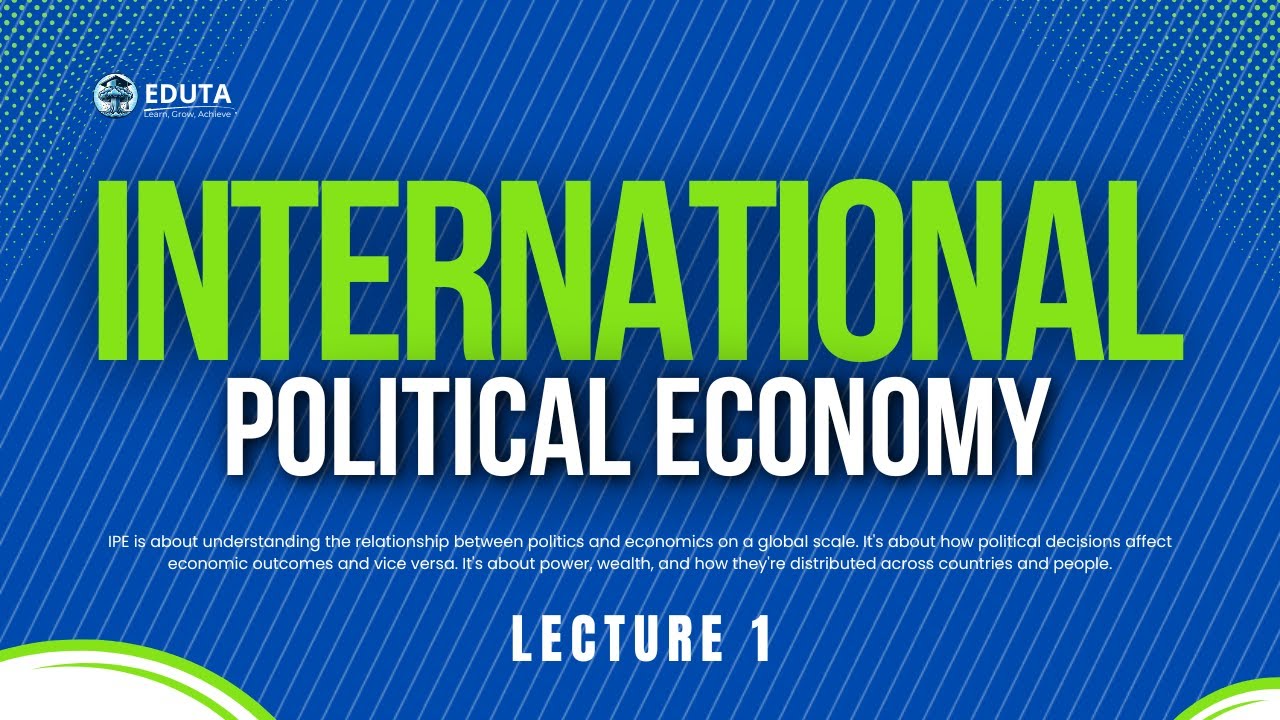 What is IPE? Key concepts and approaches - YouTube