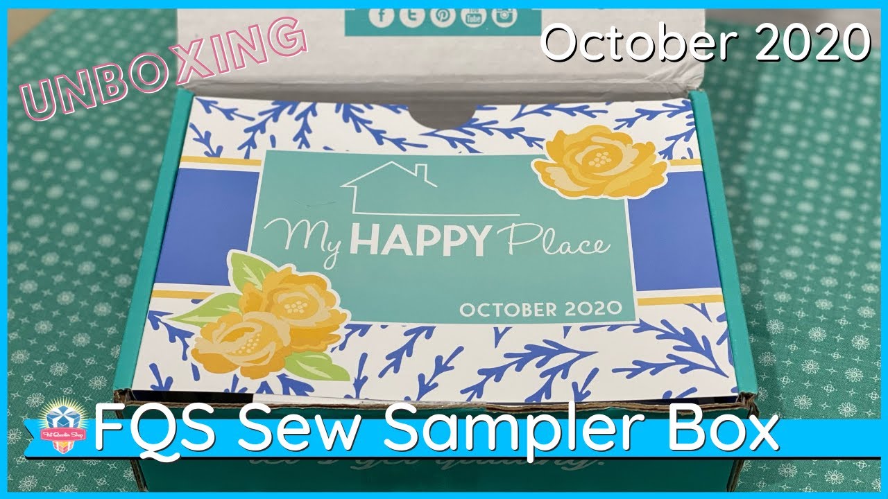 Quilt Subscription Box: Unboxing the October 2020 Sew Sampler Box from ...