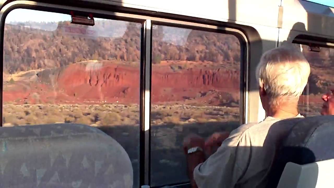 View from the Observation Car on the Coast Starlight - YouTube