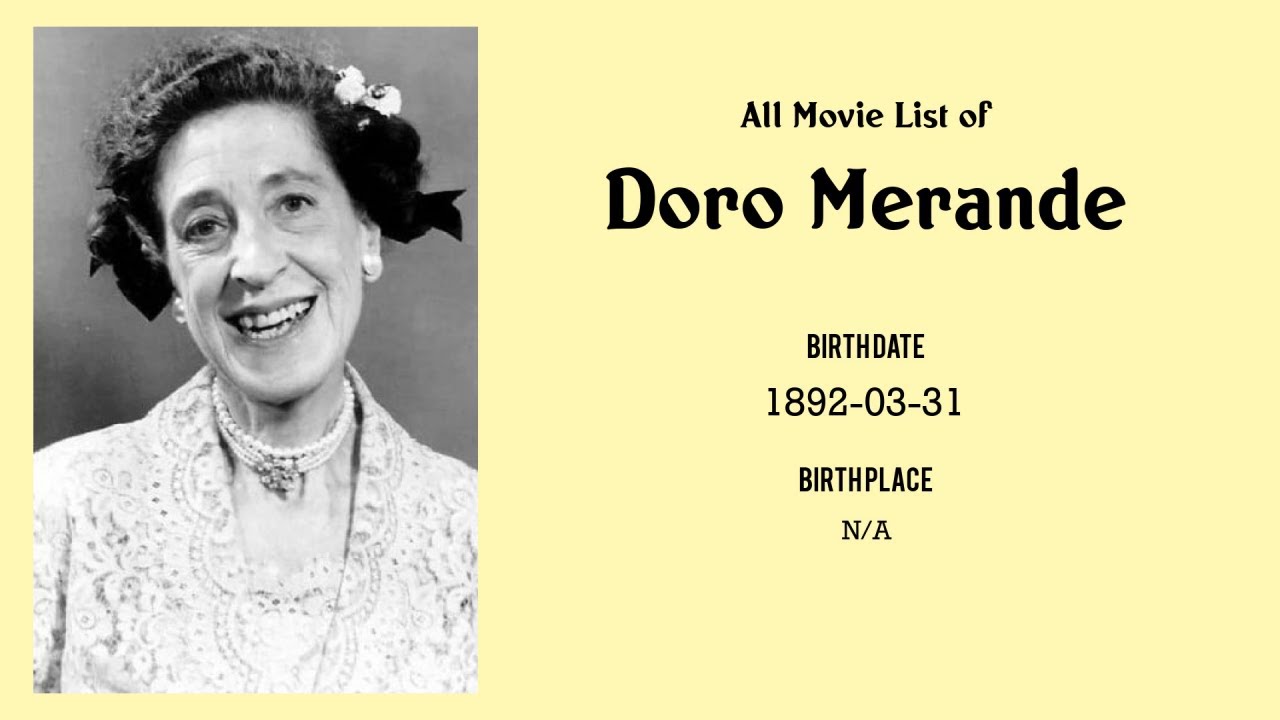 Doro Merande Movies list Doro Merande| Filmography of Doro Merande ...