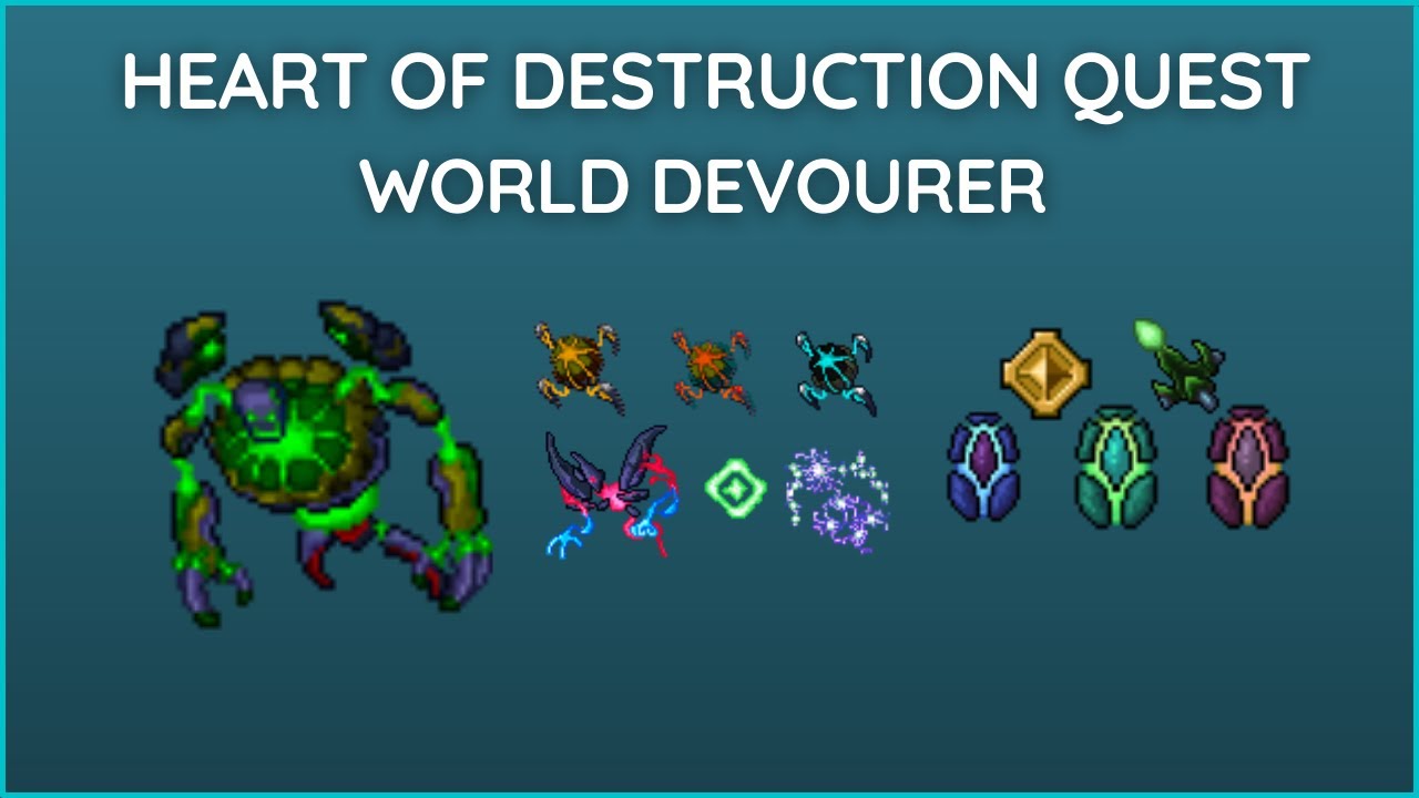 Como fazer a Heart of Destruction - World Devourer (Final Boss) - YouTube