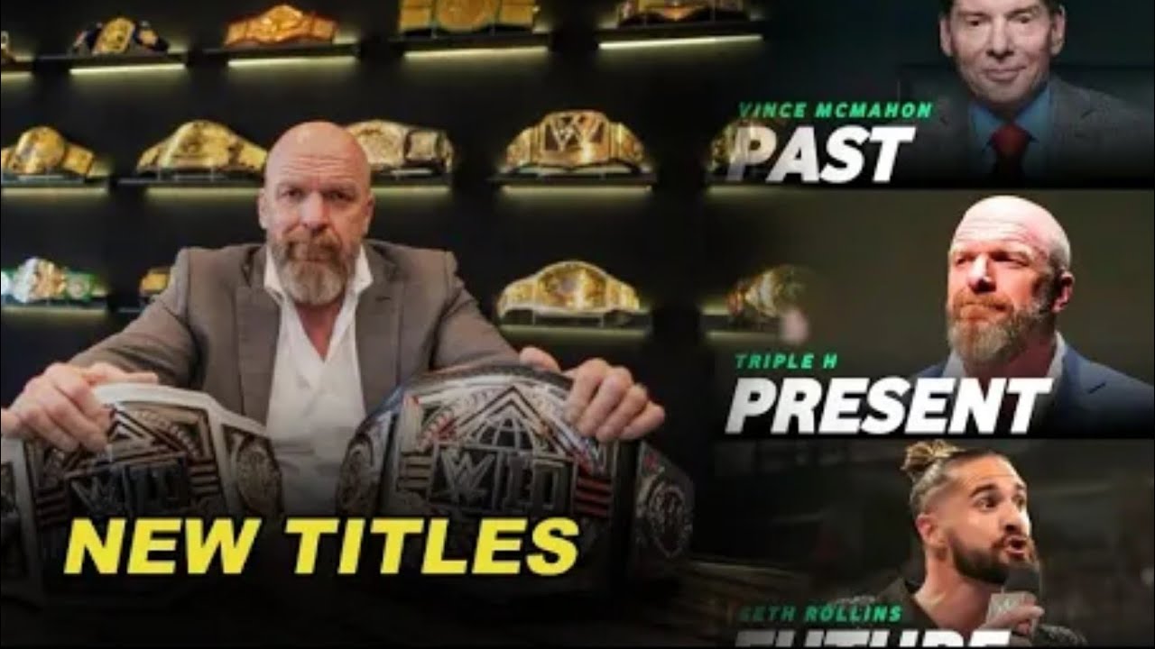 Breaking News!!!Triple H Launches New Titles And Become Nxt Owner Wwe ...