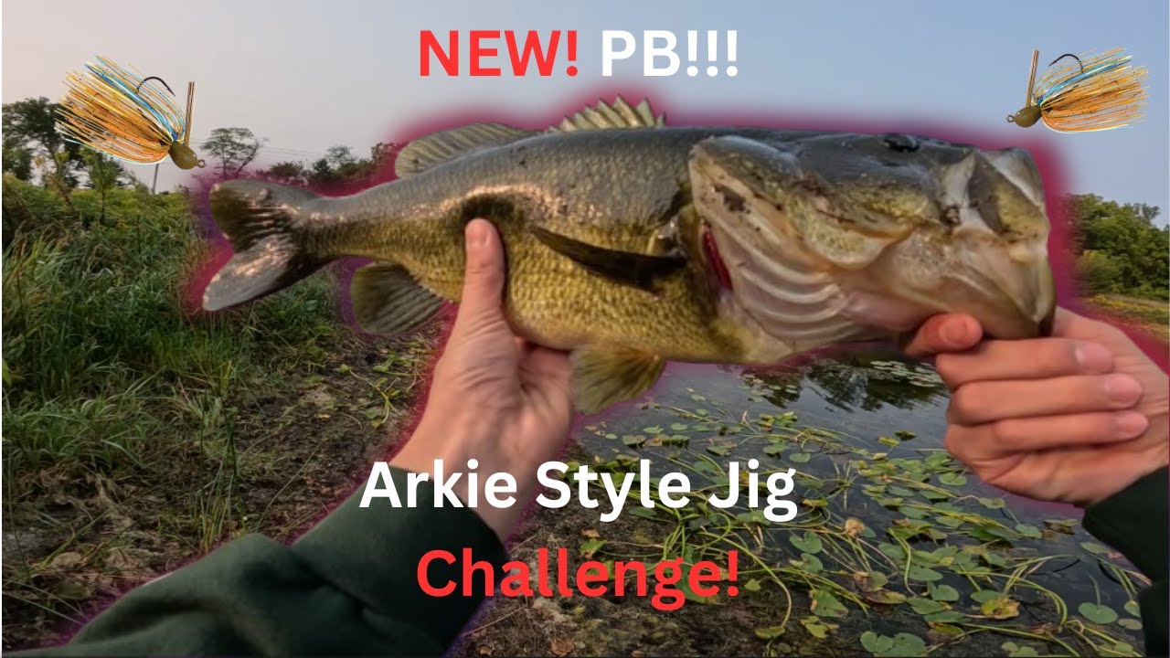 I JUST CAUGHT MY NEW PB!!! (Arkie Style Jig Fishing Challenge) - YouTube
