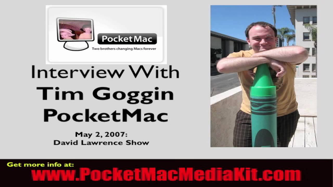 PocketMac Media Appearance: David Lawrence Show - YouTube
