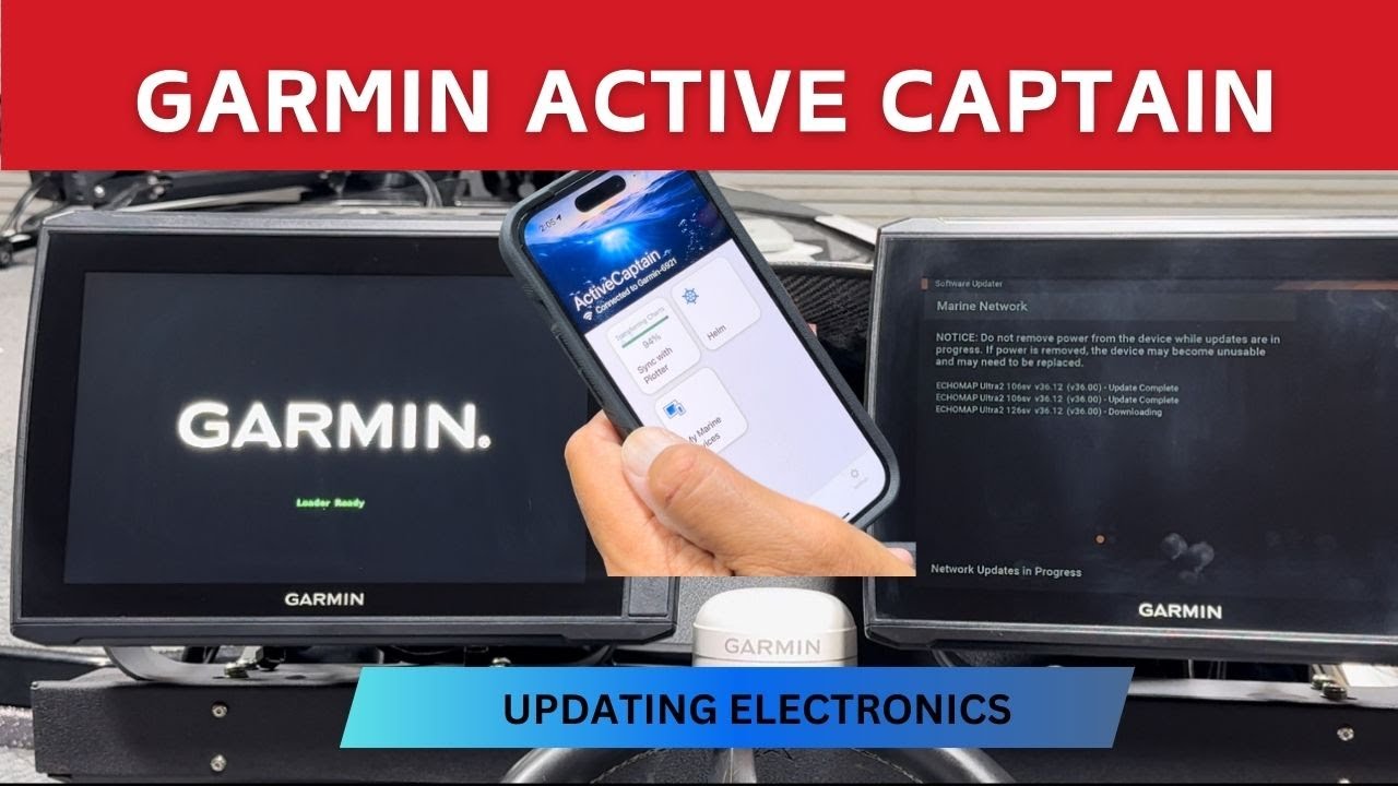 Updating With My Garmin Active Captain - YouTube