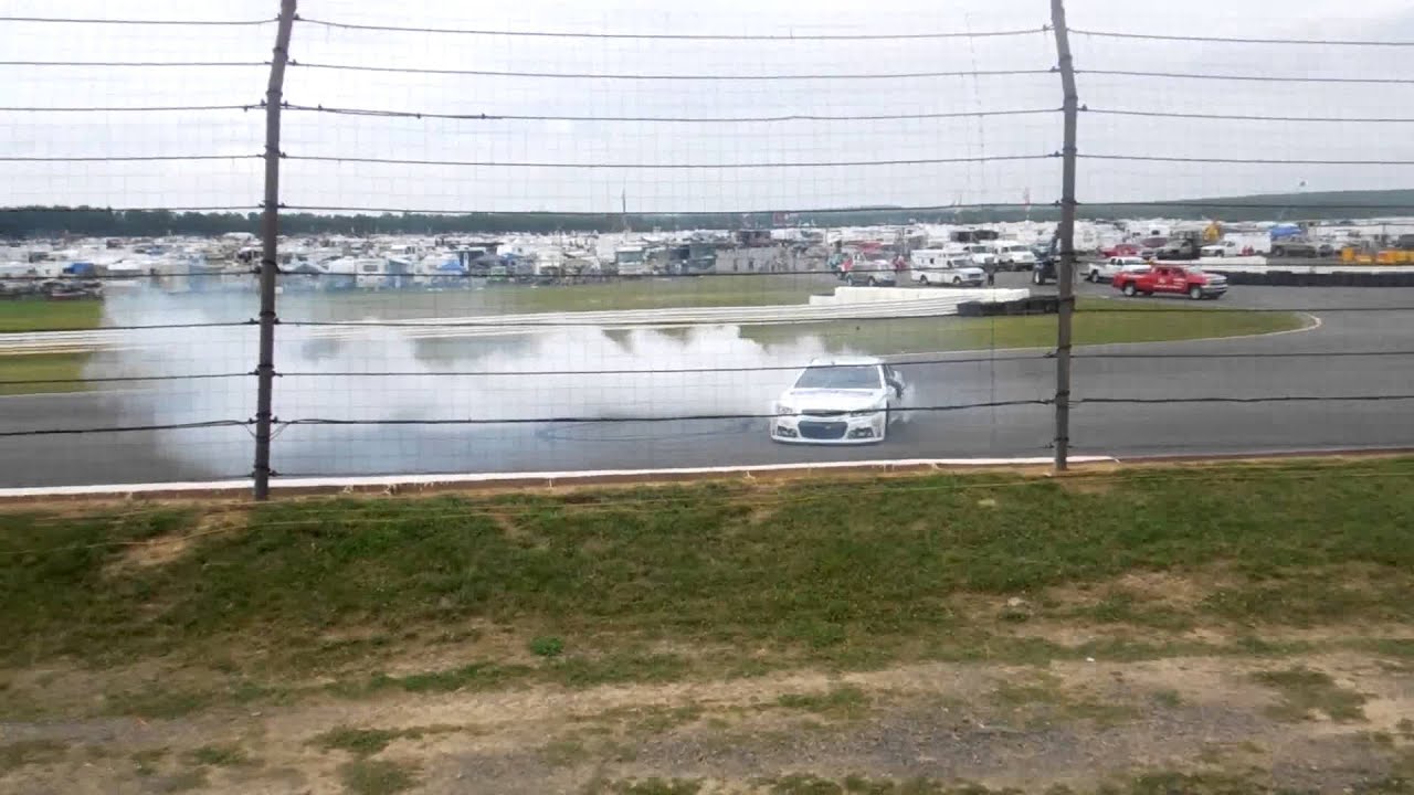 Dale Earnhardt Jr's Victory Burnout At Pocono 2014 - YouTube