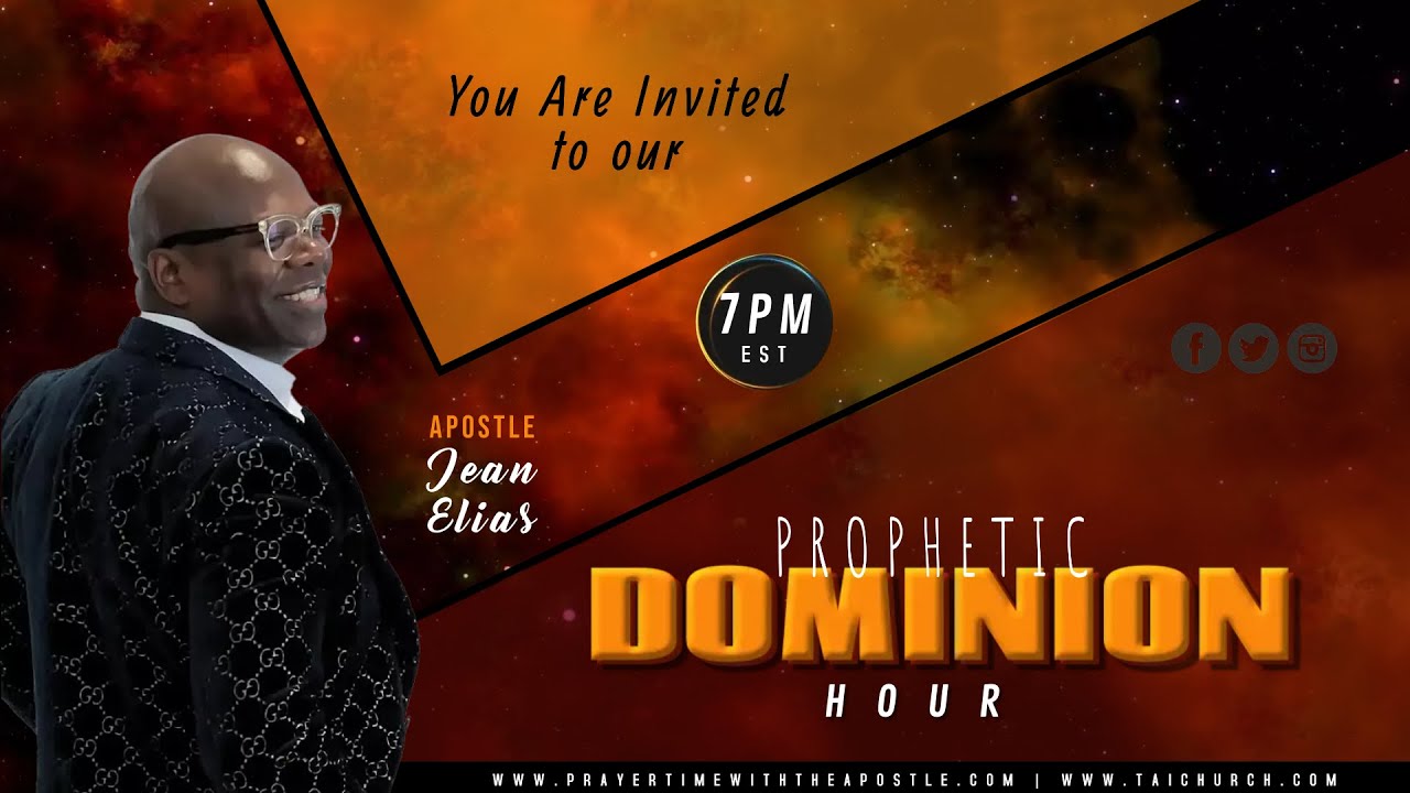 Winds of the Spirit // Dominion Hour // Apostle Jean Elias // Spiritual ...