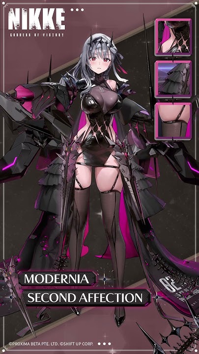 GODDESS OF VICTORY: NIKKE | Costume Introduction - Modernia (Second Affection) - YouTube