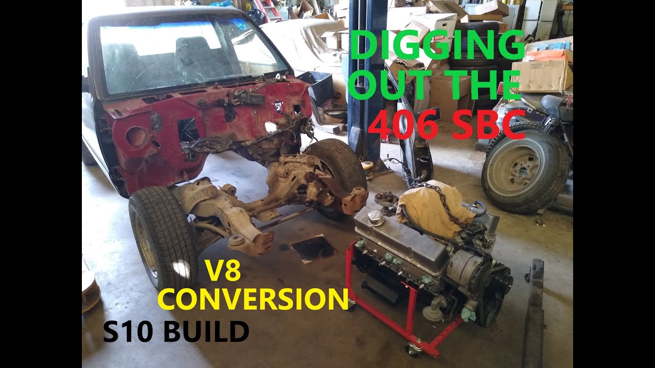 Epic s-10 build digging out the 406 is it still good? sbc 4l80E build ...