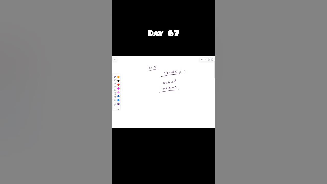 Leetcode 1374 Generate A String With Characters That Have Odd Counts 100daysofcoding