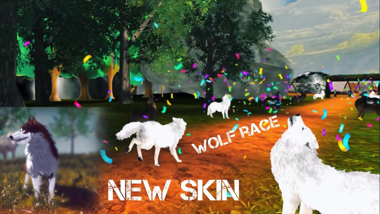 The Wild Wolf life Simulator - Wolf Race Bonus Round + New Wolf Skin - YouTube