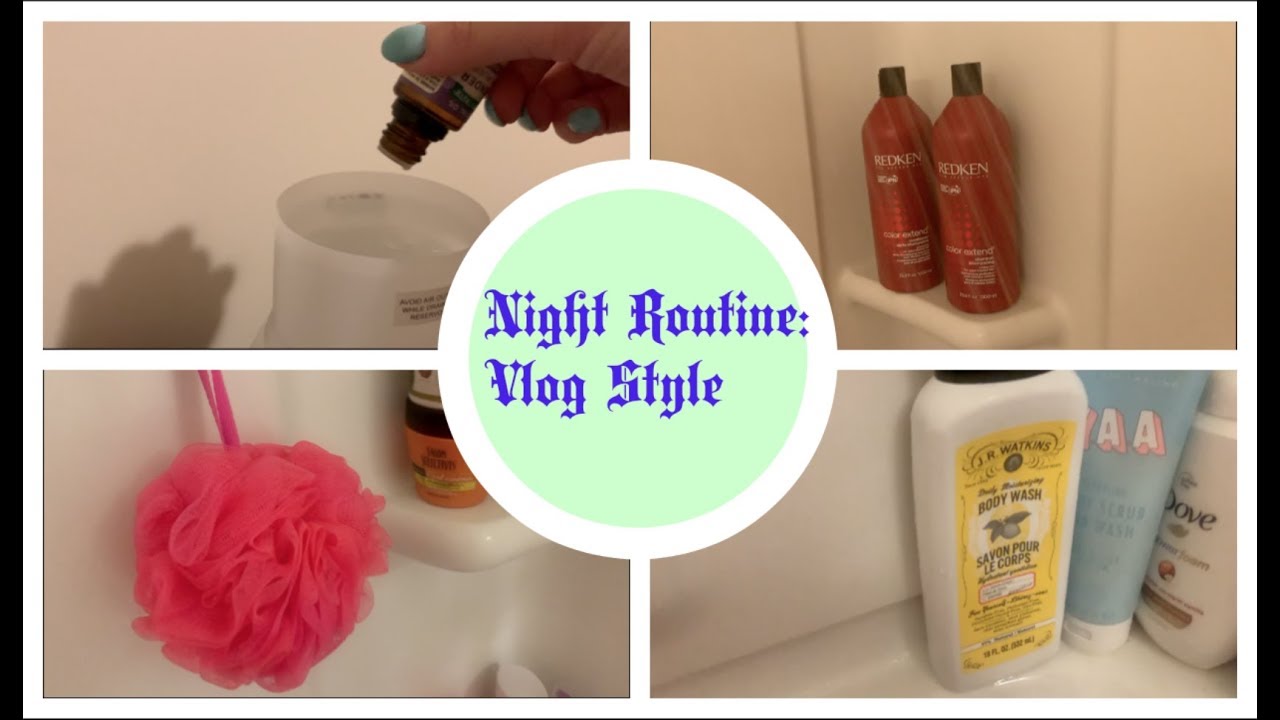 Night Routine Vlog Style - YouTube