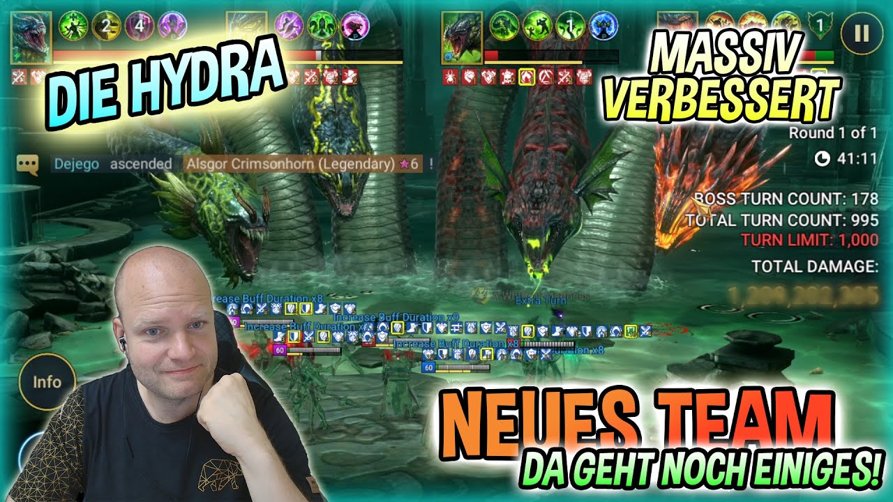 [RAID] 🦕 Hydra Nightmare 🦕 | Titus Reise geht weiter | Teamwechsel ...